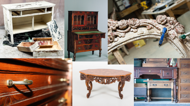 10 Amazing Trashed Antique Furniture Restorations - Furniture Flippa